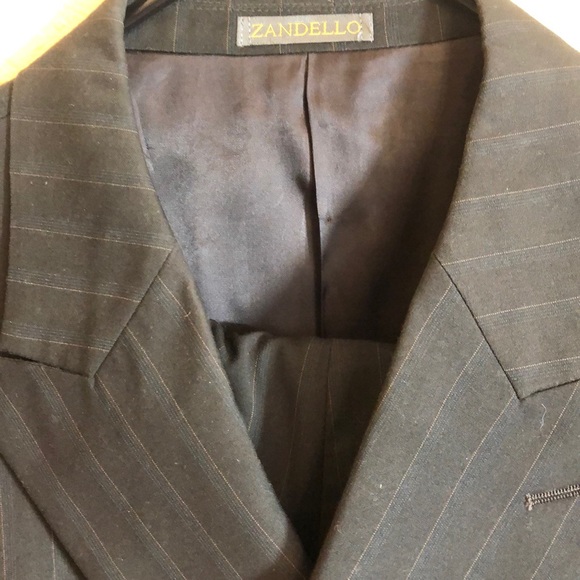 zandello | Jackets & Coats | Mens 42 Long Suit Zandello Pinstripe ...